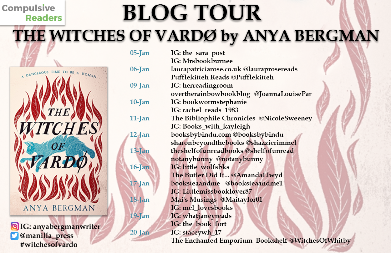 #BlogTour: The Witches Of Vardø by Anya Bergman @anyacbergman ...