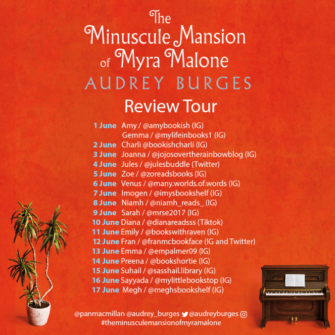 #BlogTour: The Miniscule Mansion Of Myra Malone by Audrey Burges ...