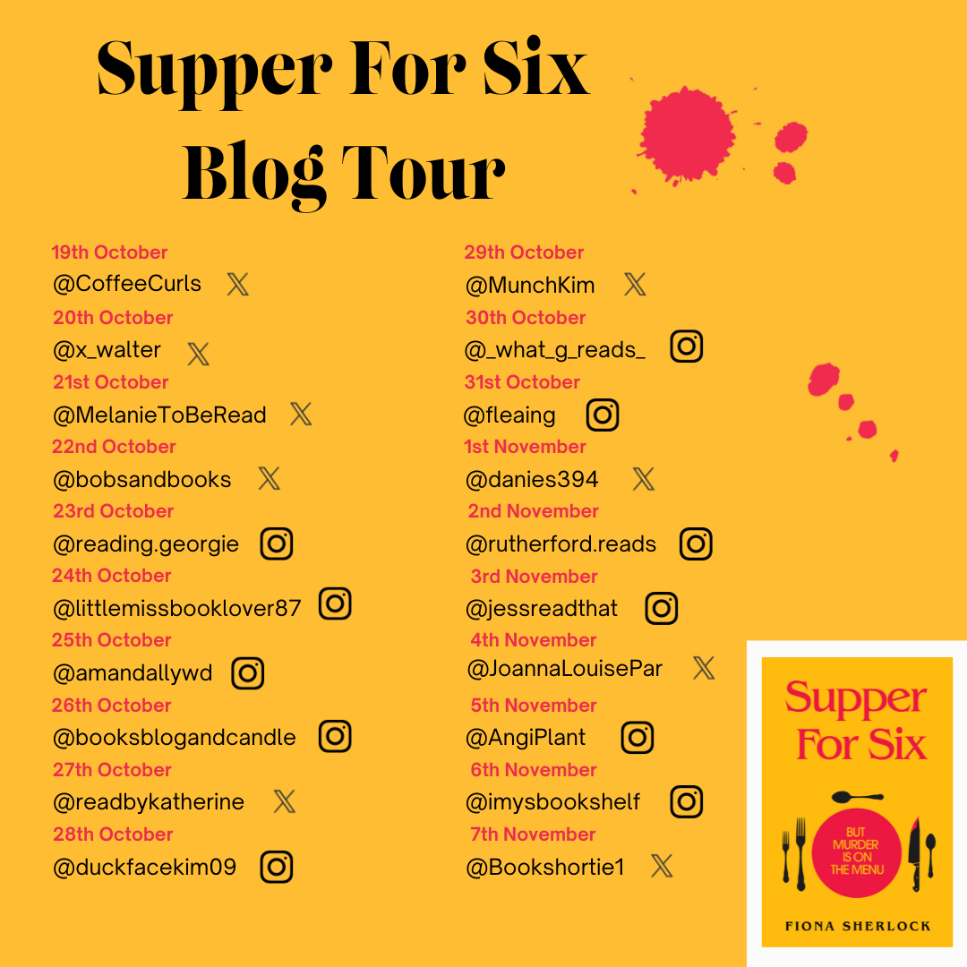#BlogTour: Supper For Six by Fiona Sherlock @lararosetamara ...